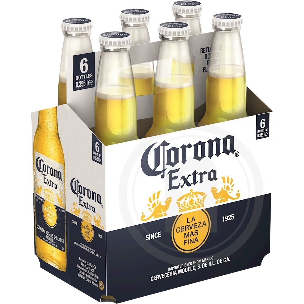 Corona Extra Bottle 355ml x 6 - Barrelhouse Cellars