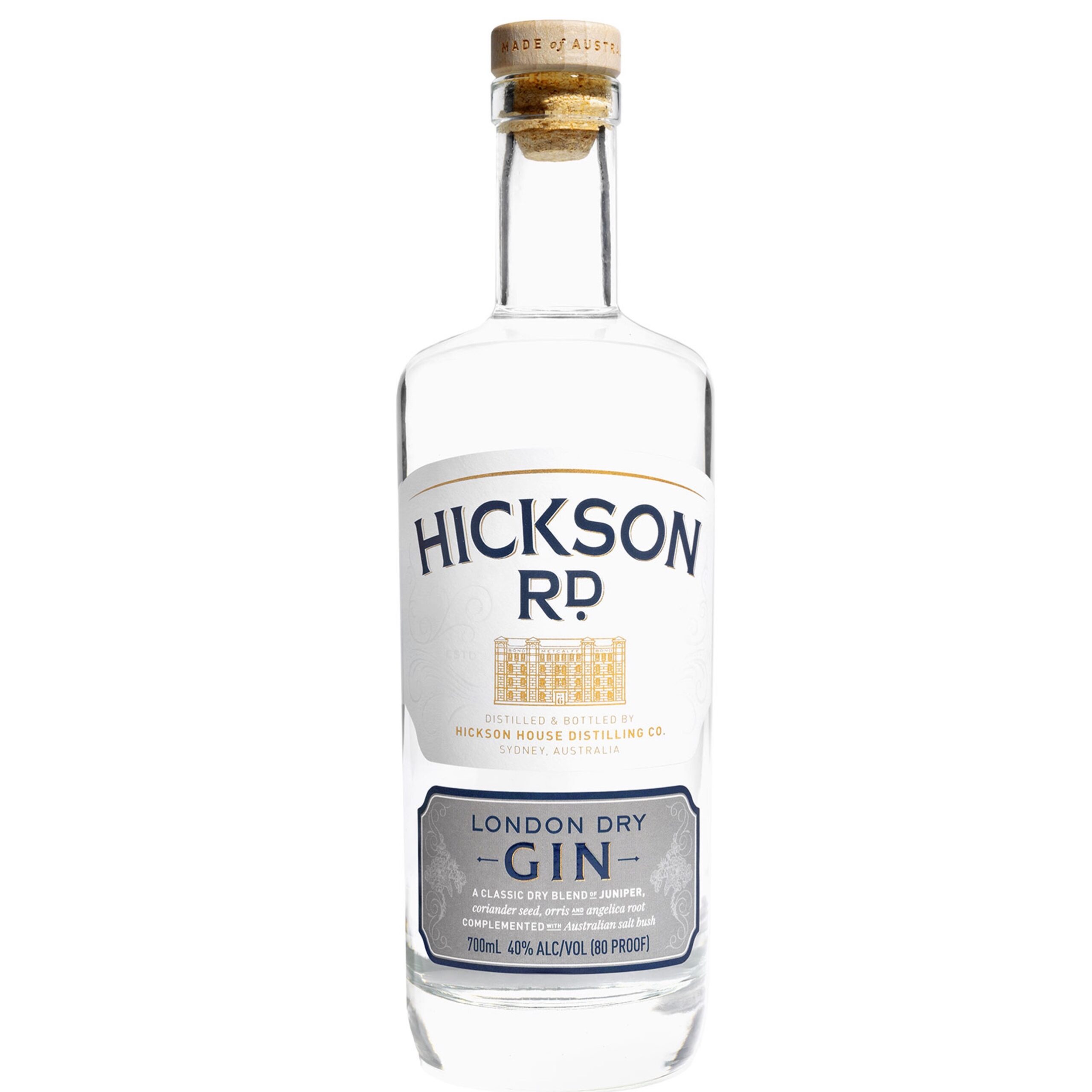 Hickson House Classic Dry Gin 700ml - Barrelhouse Cellars