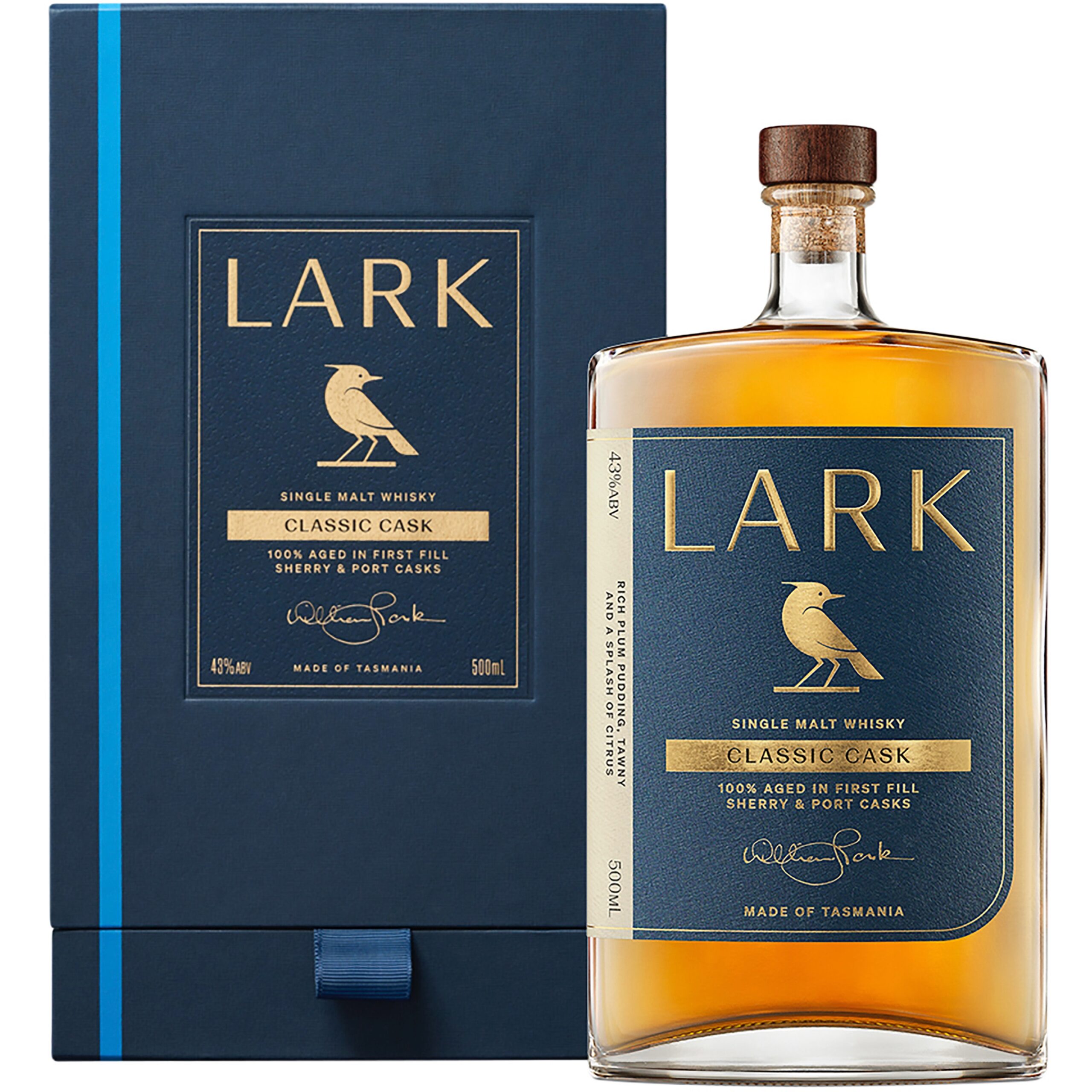 Lark Classic Cask Single Malt Whisky 500ml - Barrelhouse Cellars