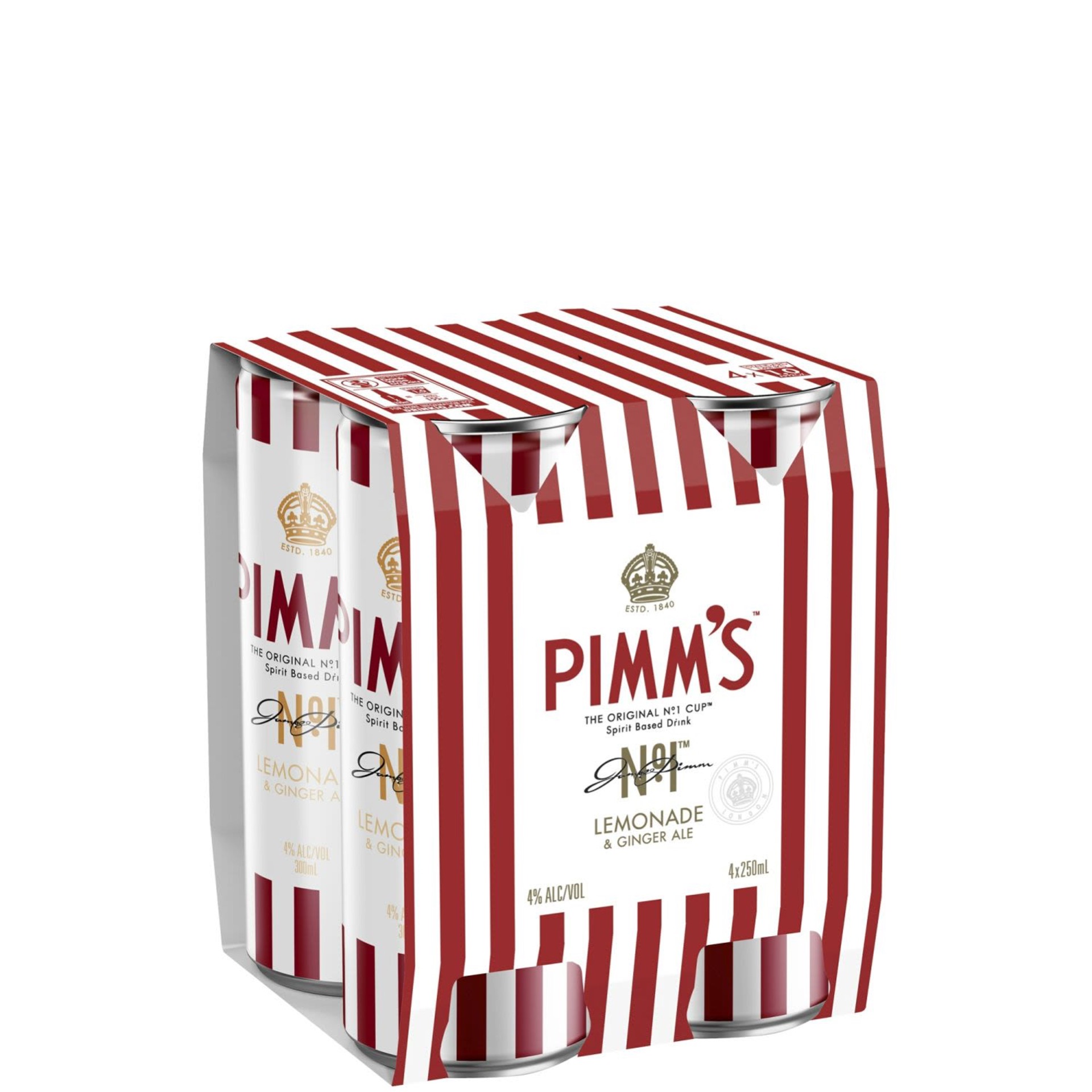 Pimm's Cup Can 250ml x 4 - Barrelhouse Cellars