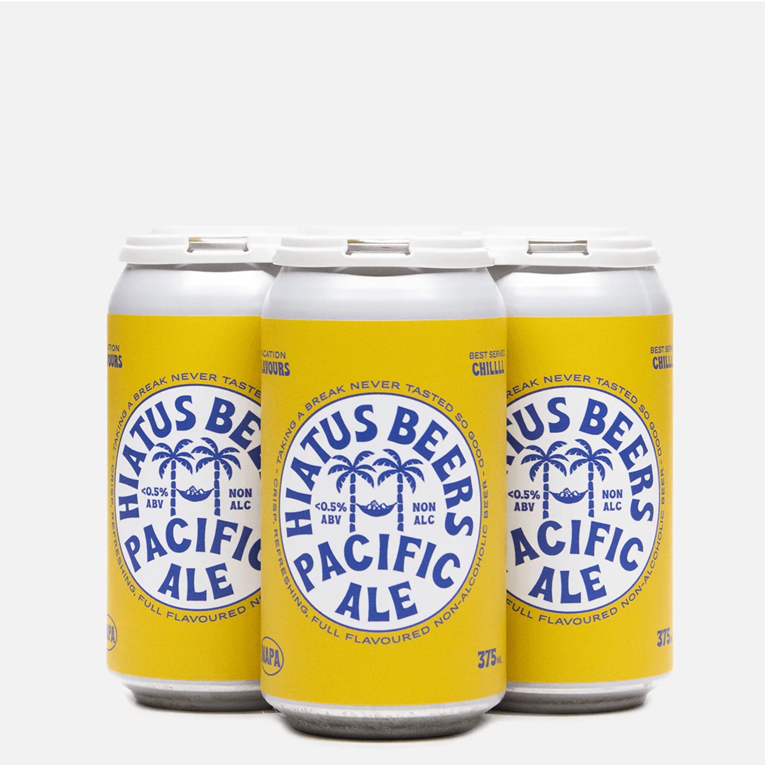 Hiatus Pacific Ale Non-Alc Can 375ml x 4 - Barrelhouse Cellars