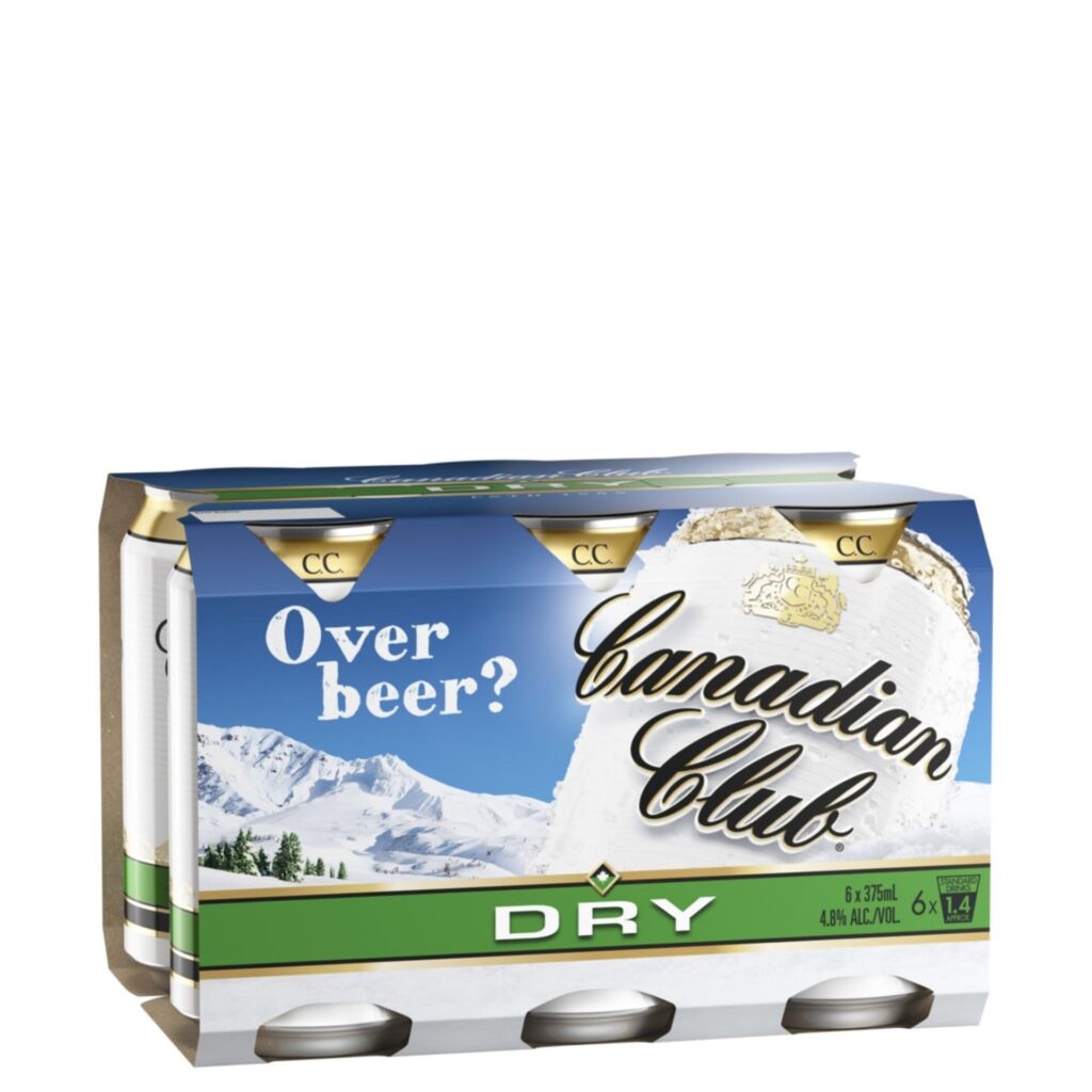 Canadian Club & Dry Can 375ml x 6 - Barrelhouse Cellars